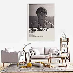 LJC3DFGRGH DREW STARKEY DREW STARKEY Canvas Poster Wall Art Decor Print Picture Paintings for Living Room Bedroom Decoration Unframe-style12x18inch(30x45cm)