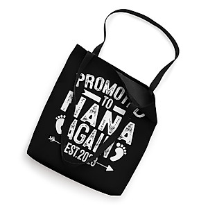 Promoted To Nana Again Est 2023 Grandma Mothers Day New Baby Tote Bag