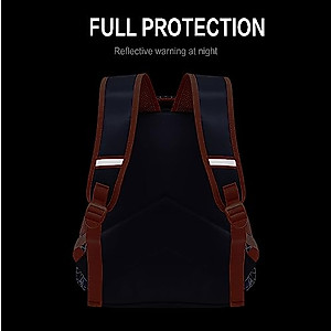 HHZIYA Toddler School Backpack 3D Cartoon Comic Backpacks Waterproof Lightweight Elementary Kids Schoolbag for Boys Girls,Royal Blue