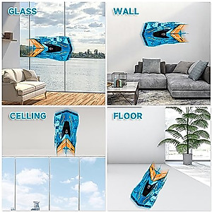 Budvibe Infrared Guided Wall Climbing RC Blue Racing Car Kids Toys,Watch It Drive on The Walls,5-13 Year Old Best Birthday Xmas Gift for Boys for Kid