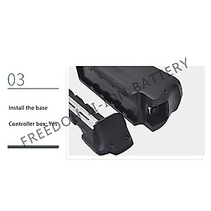 FREEDOH Ebike Battery 36V 48V 52V Lithium Ion Battery E-Bike Battery 36 Volt 48 Volt Waterproof Li-ion Battery with Charger and BMS Protection Board,36v,12AH