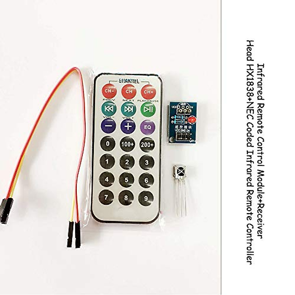 KOOBOOK 2 Sets HX1838 IR Remote Sensor Kit for Arduino DIY