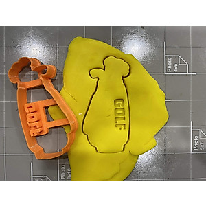 Golf Bag Cookie Cutter