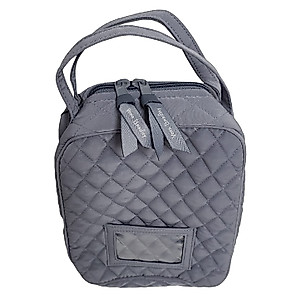 Vera Bradley Lunch Bunch (Carbon Gray), Dimensions: 7.5/'' w x 9.0/'' h x 4.25/''