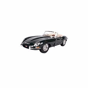 Bburago Jaguar E-Type Cabriolet 1/18 Diecast Model Car 12046 Green