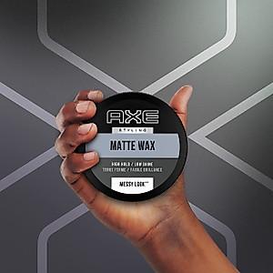Axe Styling Messy Look Textured Matte Hairstyle Pomade Easy to Use Styling Hair Product 2.64 oz
