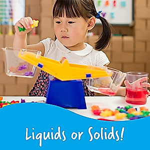 Learning Resources Primary Bucket Balance Teaching Scale - 1 Piece, Ages 3+, Math for Preschoolers, Classroom Balance Scale, Balance Scale for Kids, Science for Kids,Back to School Supplies