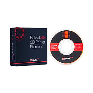 BUMAT Elite High Speed PLA 3D Printer Filament, 1.75mm (Orange), 1kg Spool (2.2lbs), Guaranteed Fresh, Dimensional Accuracy +/- 0.02mm, Tangle-Free, Fits Most FDM Printers [Risk-Free]
