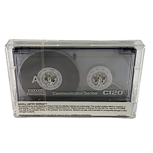 Maxell C 120 Professional Industrial Communicator Series Blank Audio Cassette Tapes - 10 Pack