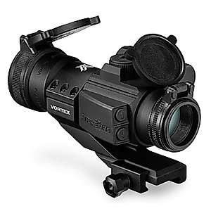 Vortex Optics Strikefire II Red Dot Sight - 4 MOA Red/Green Dot with Vortex Hat