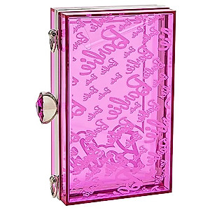 Spirit Halloween Pink Classic Barbie Box Crossbody Bag | Barbie Accessory | Barbie Purse