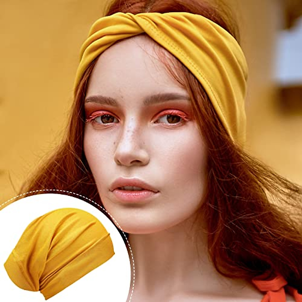 9 Pieces Women's Under Scarf Muslin Hijab Cap Solid Color Hijab Cap Dreadlock Cap Unisex Dreadlock Hair Wrap Muslimah Hijab Tube Cap