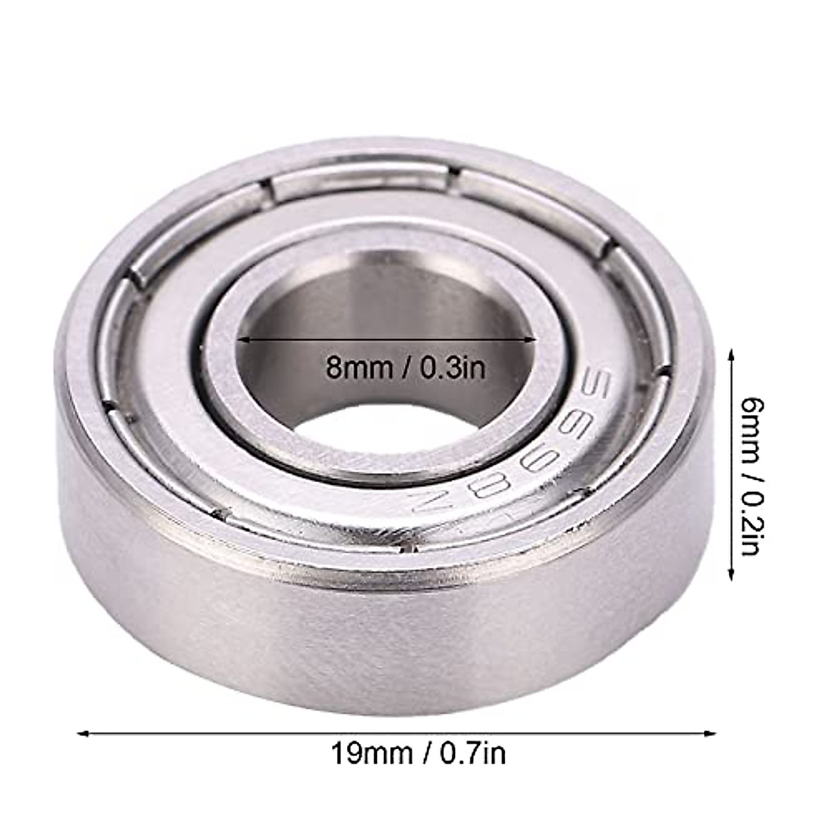 S698ZZ Stainless Steel Miniature Bearings with Steel Dust Covers for Papermaking Machinery, Bearings