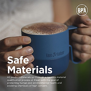 Klean Kanteen Rise 14oz Mug - Stainless Steel with Flip Lid - Stellar