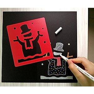 12Pcs Drawing Stencil Template for Kids Crafts Drawing Stencils in Shapes of Transport Drawing Stencils Drawing Toys Cartoon Drawing Template Hollow Painting Template Painting