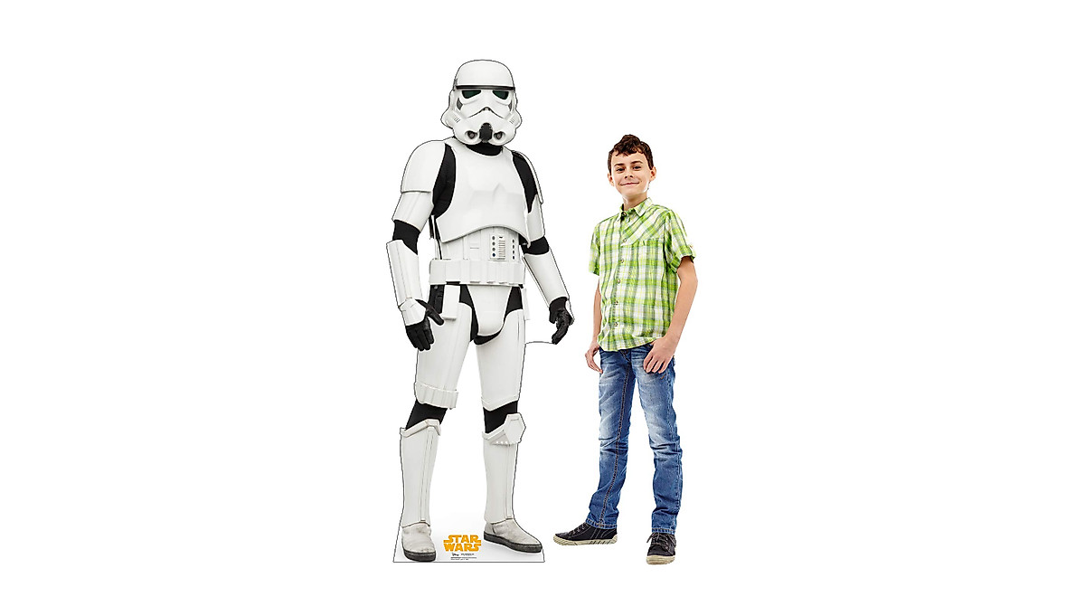 Life-Size Stormtrooper Cardboard Cutout – Star Wars