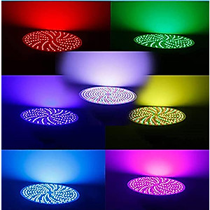 XIUBE 120V LED RGB SPA Light 12W Color Bulb for Hot Tub/Inground SPA/Underwater Swimming Pool PAR20 E26 Base Replace up to 100W-300W Pentair & Hayward Fixtures Remote Switch Control
