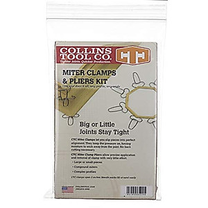 Collins Spring Loaded Pliers and 13 Miter Clamps - Proudly Made in The USA