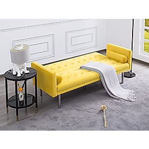 Modern Cozy Loveseat,Soft Upholstery Futon Sofa Daybed,Small Love Seat Recliner Couch for Living Room Office Apartment Compact Space Furniture Set,Solid and Easy to Assemble