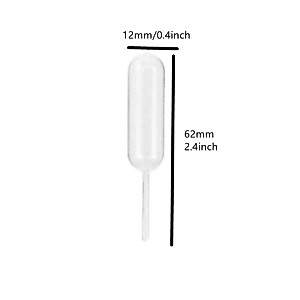 Plastic Pipettes Squeeze Dropper Disposable 4ml, 100PCS Dropper Strawberry Pipettes for Chocolate, Cupcakes, Strawberries,Ice Cream, Mini Cakes