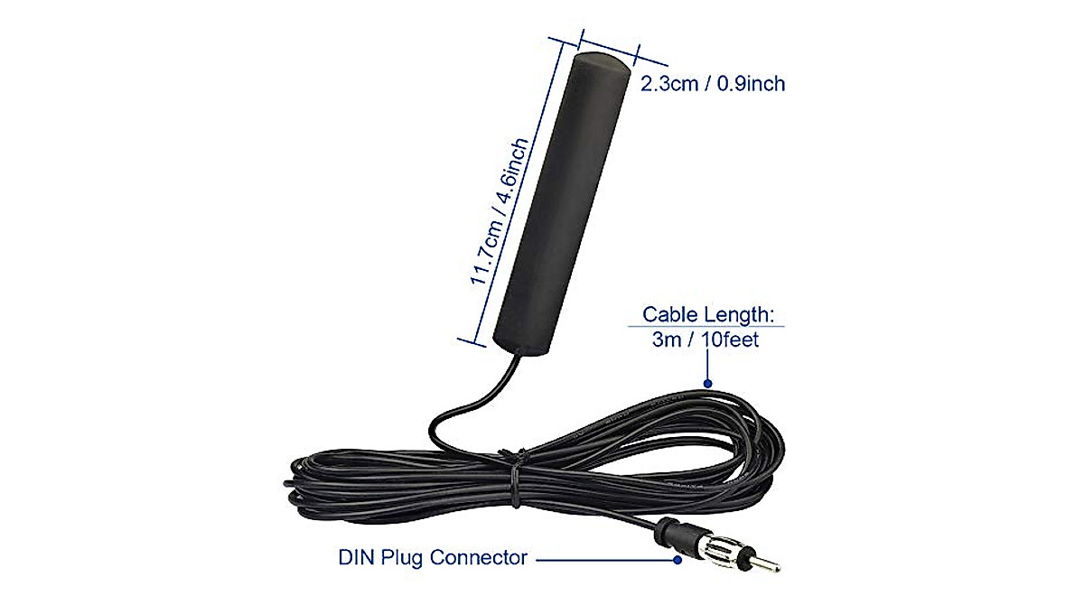 BINGFU Car Hidden Radio Antenna for FM/AM | Easy Install & Universal ...