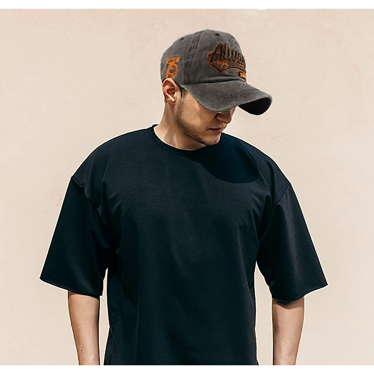 LONGTEN Vintage Baseball Cap New York City Sunhat Fashion Embroidery Always Summer Outdoor Cap Unisex 100% Cotton Brown