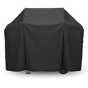 Grisun Grill Cover 51 inch - 7139 Gas Grill Cover for Weber Spirit II 300 and Spirit 300 Series Grills, Waterproof and UV-Resistant BBQ Cover for Spirit I&II 310, E310, 310, E330 and E315 Grill