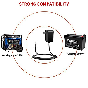 MEROM 12V Charger Compatible with Briggs and Stratton 705927 Battery, Snapper, Troy-Bilt Compressor, Generac Generator Various Models Replacement Power Cord