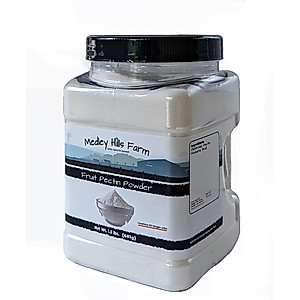 Fruit pectin Powder by Medley hills farm 1.5 Lbs. in Reusable Container - Premium Fruit pectin for canning jam or Jellies - 100% Natural & Vegan - Made in USA