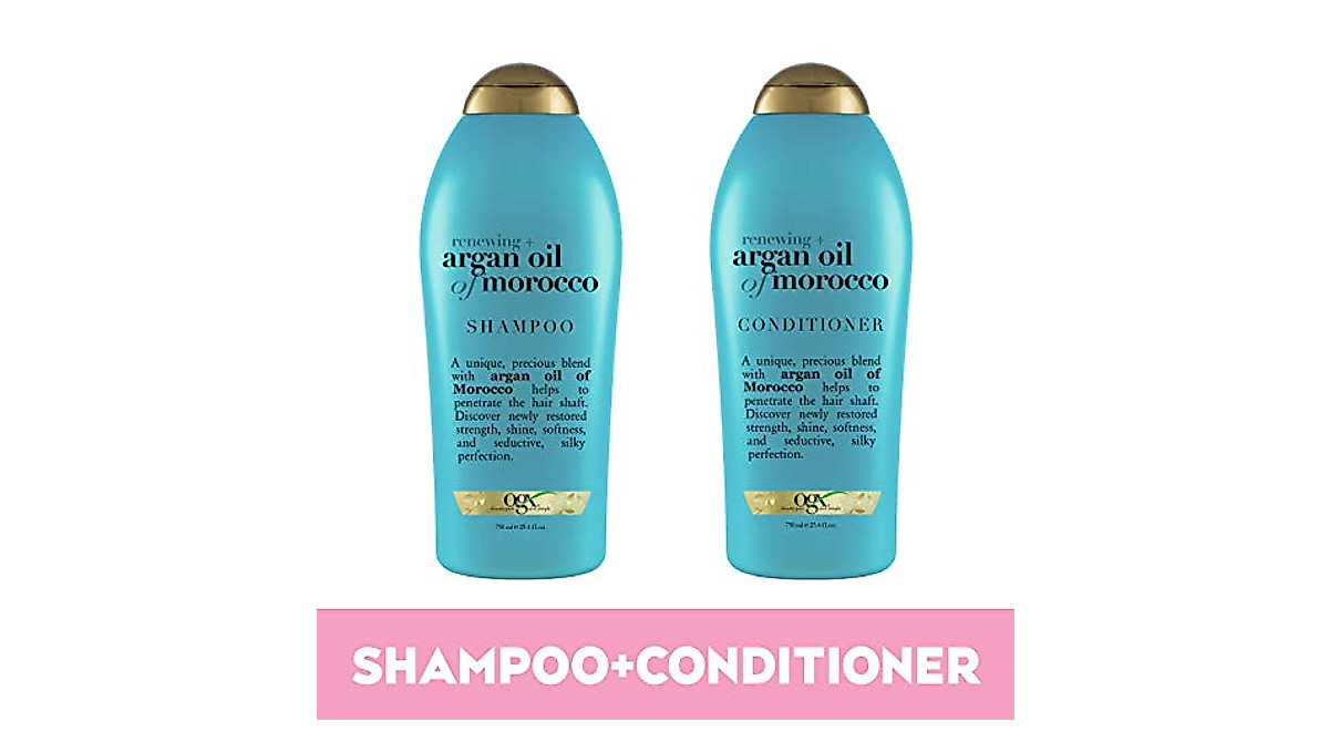 OGX Argan Oil Shampoo & Conditioner - Nourish Your Hair