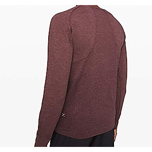 Lululemon Mens Metal Vent Tech Long Sleeve Shirt (Smoky Red/Red Dust, XXL)