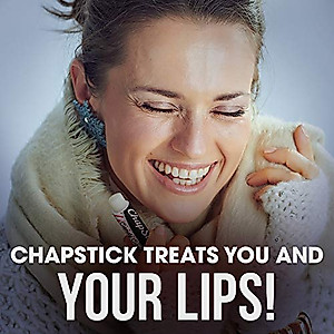 ChapStick Holiday Ornament Candy Cane Lip Balm Gift Set, Lip Moisturizer and Christmas Stocking Stuffer - 0.15 Oz (Pack of 5)