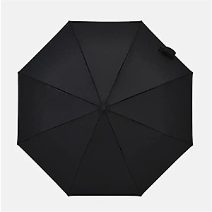 choedii Sun Umbrella UV protection Compact Portable Ultra light Weight Parasol Travel Rain Umbrella For Walking Women Waterproof Folding Umbrella 8 Ribs 0.59 Lbs (Black Manual)