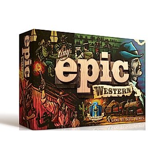 Gamelyn Games Tiny Epic Western: A Boomtown Board Game with A Poker Twist in The Wild West