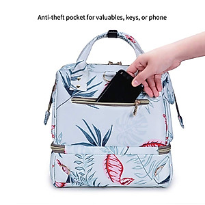 Pump Bag for Work Women - Lunch Bag Mini Breast Pump Bag with Cooler New Mom Breast Pump Travel Bag Lunch Bag for Breastfeeding Mother