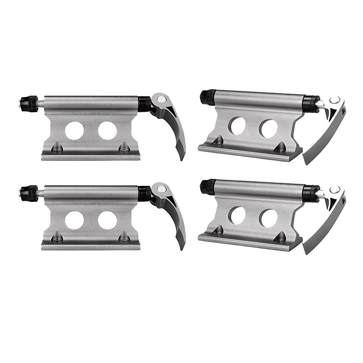 BESSTUUP 4X Car Roof Bike Rack Quick-Release Fork Installation Mount Holder Lock