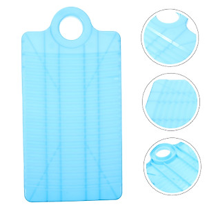 1pc Washboard Foldable Laundry Board Non- Slip Laundry Pad Household Clean Board Tools Compact Wash Board Laundry Washing Tool Travel Soft Rubber Laundry Mat Mini
