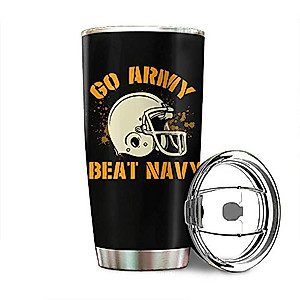 Go Army Beat Navy Americas Game Sports Football Stainless Steel Tumbler 20oz & 30oz Travel Mug