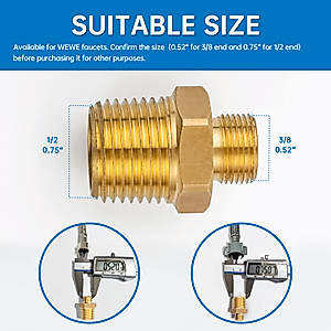 Kitchen Faucet-WEWE Single Handle Stainless Steel Brushed Nickel Pull Down Kitchen Sink Faucet with Pull Out Sprayer with 1/2 to 3/8 Adapter 2 Pieces