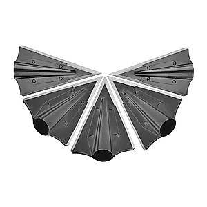 ZSHJGJR 6/12 Pack Archery Hunting Broadheads 2 Blade Traditional Hunting Arrowheads Glue on Broadheads for OD 8mm Bamboo Wood Arrow Shaft (12, with stroage box)