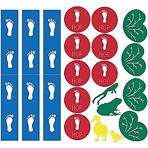 Deluxe School & Classroom Sensory Path Kit – with 65 Custom Vinyl Decals