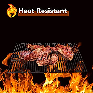 GasSaf 19 3/4 inch Grill Grid Grates Replacement for Chargriller 5050, 3001, 3008, 3030, 4000, 2121, King Griller 3008 5252, Cast Iron Grill Cooking Grid Grates(19-3/4'' x 6-3/4'' Each)(4-Pack)