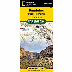 Bandelier National Monument Map (National Geographic Trails Illustrated Map, 209)