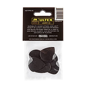 Dunlop 2.0mm Ultex® Jazz III, 2.0mm, 6/Player's Pack