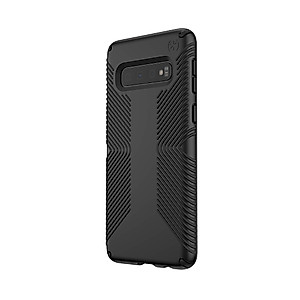 Speck Presidio Grip Samsung Galaxy S10 Case, Black/Black