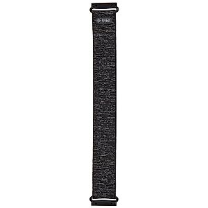 Fitbit Sense Versa 3 Accessory Band, Official Product, Hook & Loop, Charcoal, Small