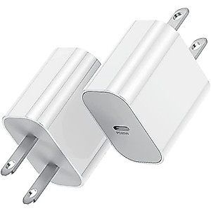 iPhone 13 14 Charger Block, 2Pack 20W USB C Wall Charger Plug Block and PD,Type-C Apple iPhone Fast Charging Power Adapter Cube Brick for iPhone 14 Pro Max/13 mini/12/12 Pro/11,iPad Pro,Samsung Galaxy
