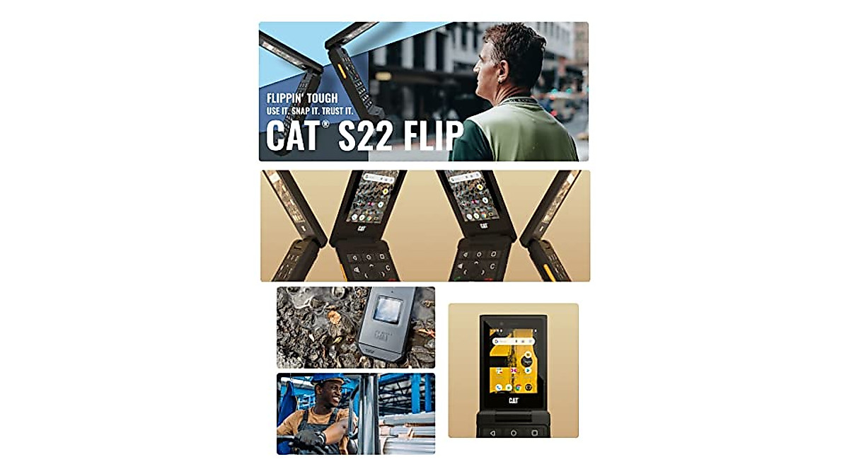 Cat S22 Flip: Rugged, Unlocked Smartphone