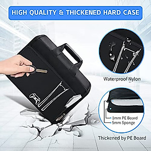 G-STORY Carrying Case Travel Bag, Storage Bag Compatible with PS5 Disc and Digital Edition with Shockproof Compartments, Included Silicone Cover Skin Protector