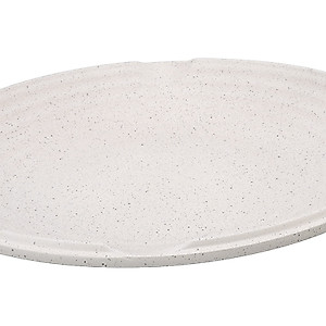 Korean BBQ Grill Pan, Non Stick Barbecue Plate White 32cm Grill Plate For Induction Cooker For Home Camping And Outdoor Griddle